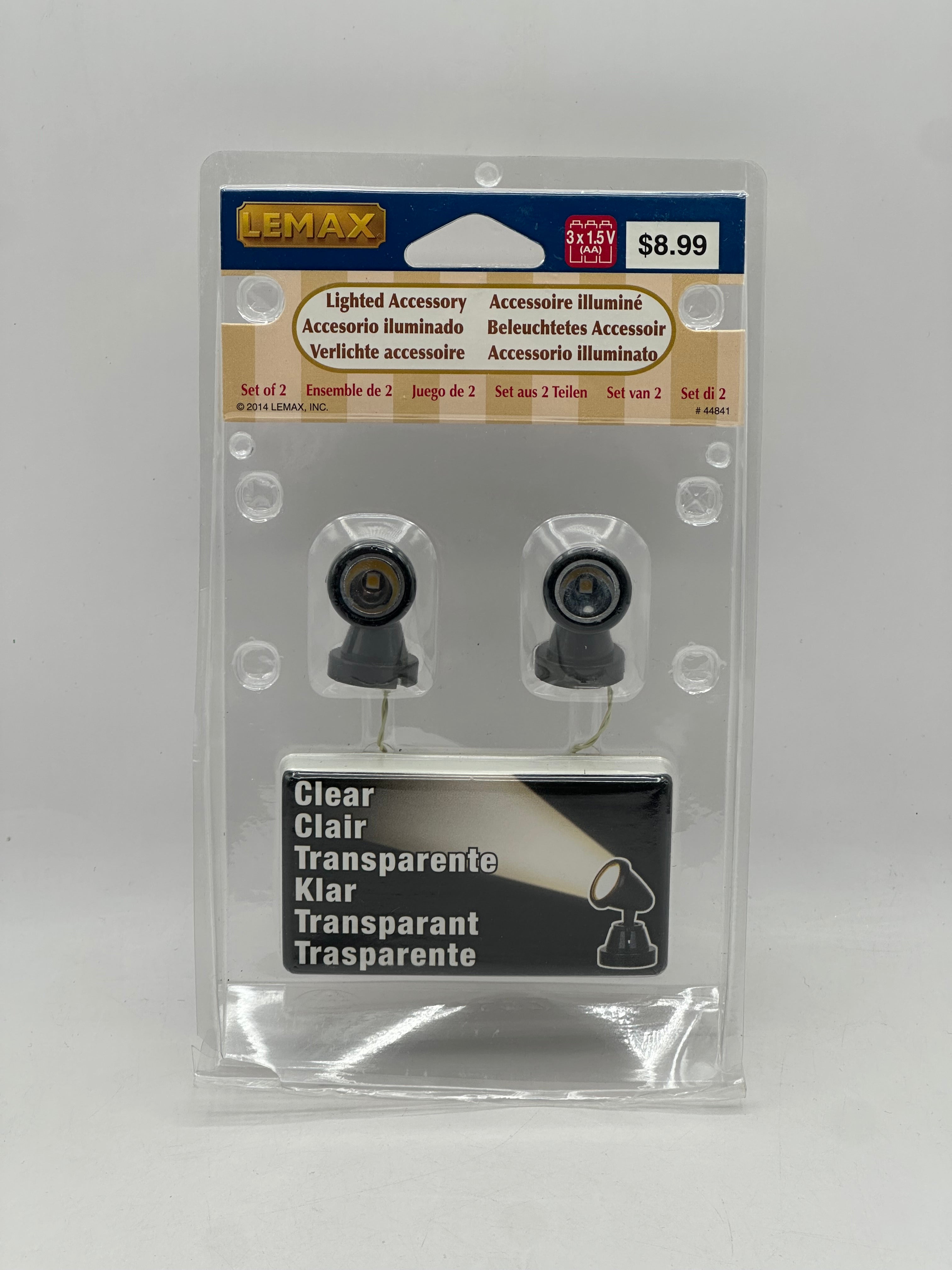 Lemax Round Spot Lights (Set of 2) – Vintage Villages