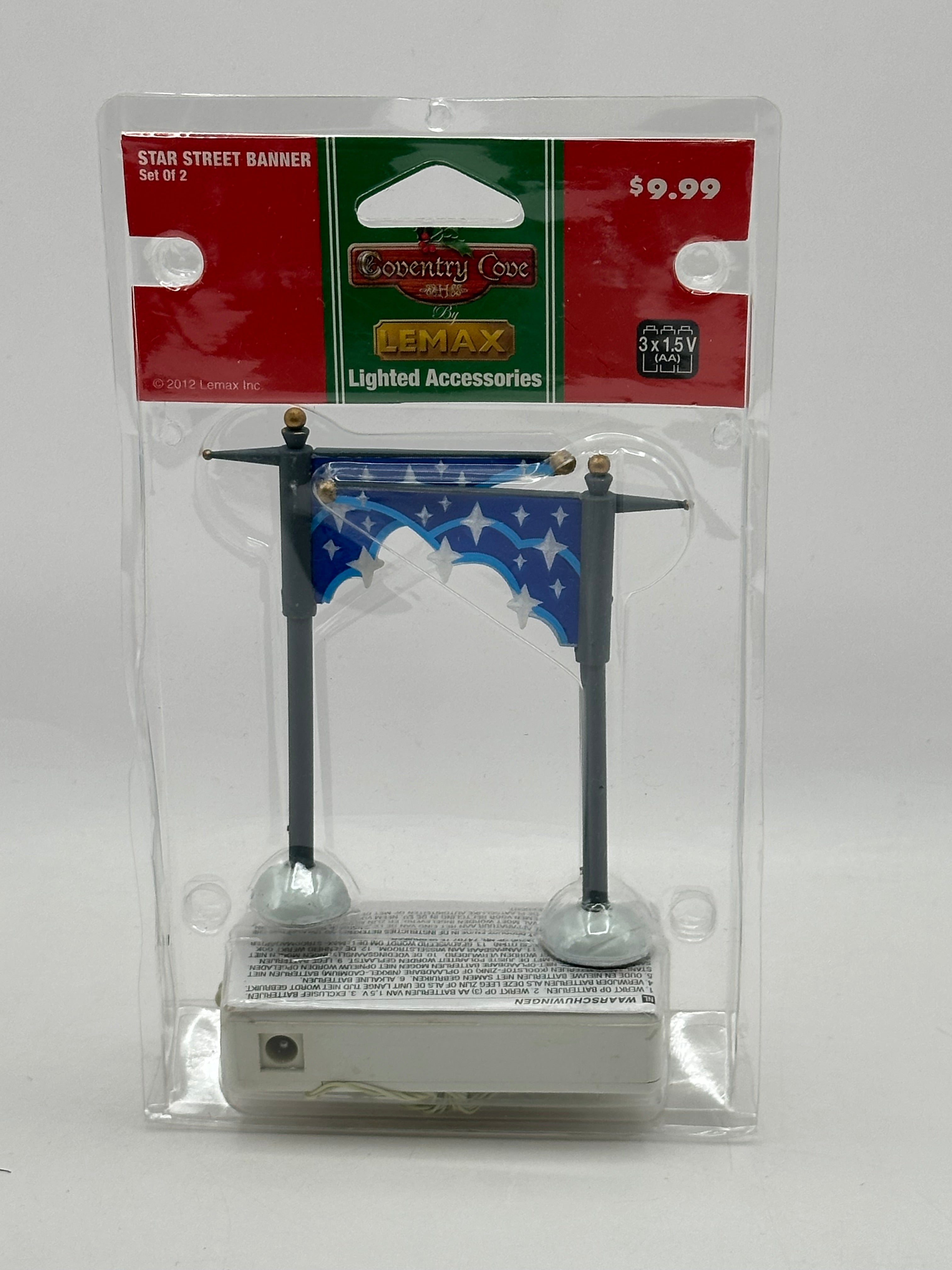 Lemax Star Street Banner (Set of 2) – Vintage Villages