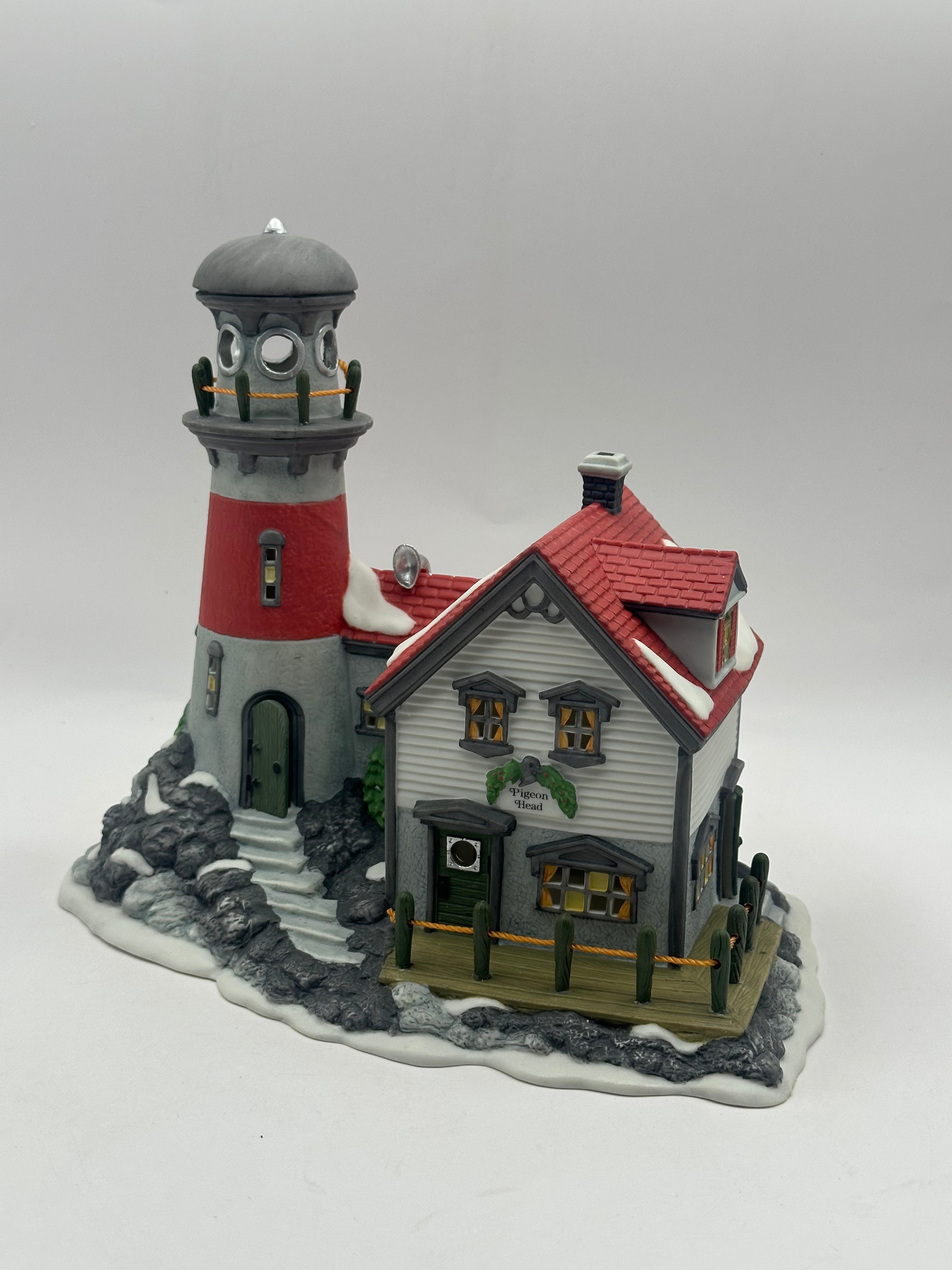 Dept 56 New England Village Pigeonhead Lighthouse – Vintage Villages