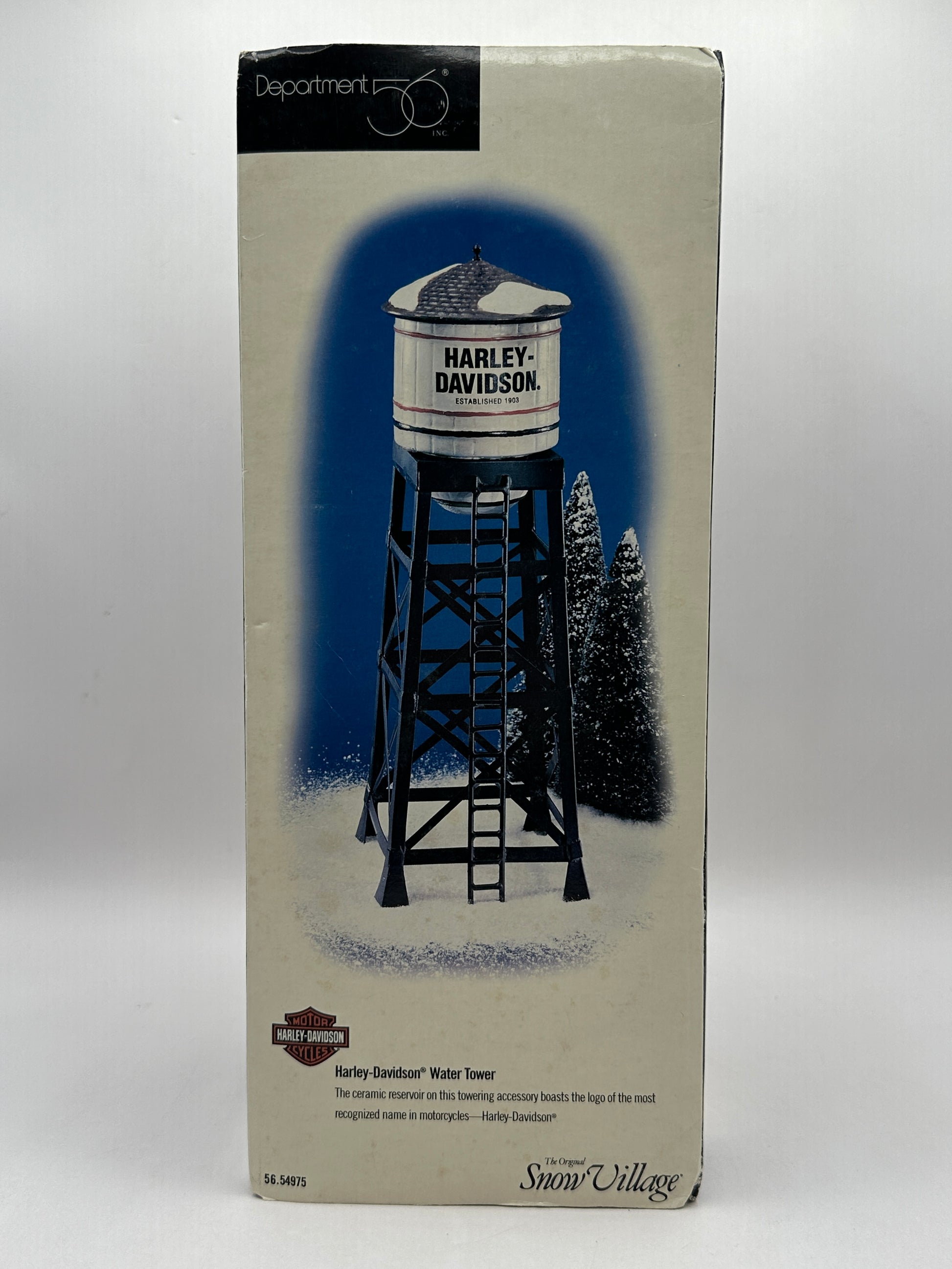 Department 56 - Harley-Davidson Water Tower - Original Snow Village ...
