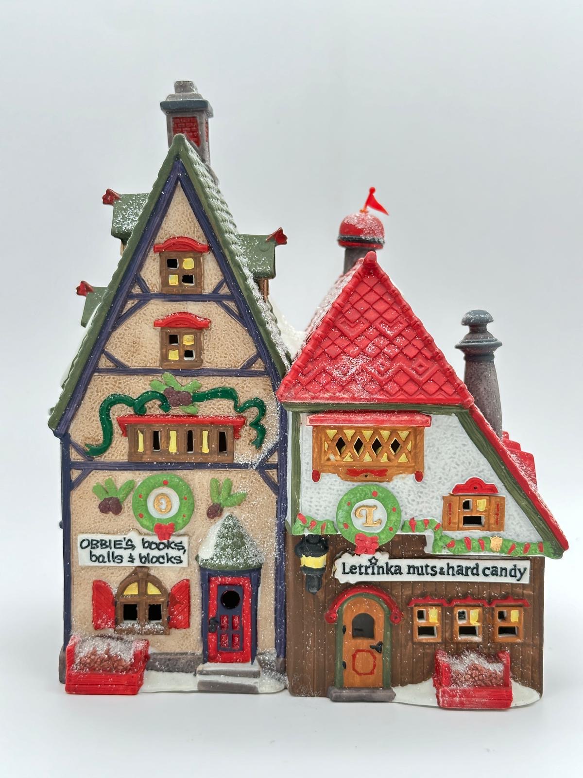 Dept 56 North Pole Series Obbie’s Books & Letrinka’s Candy – Vintage ...