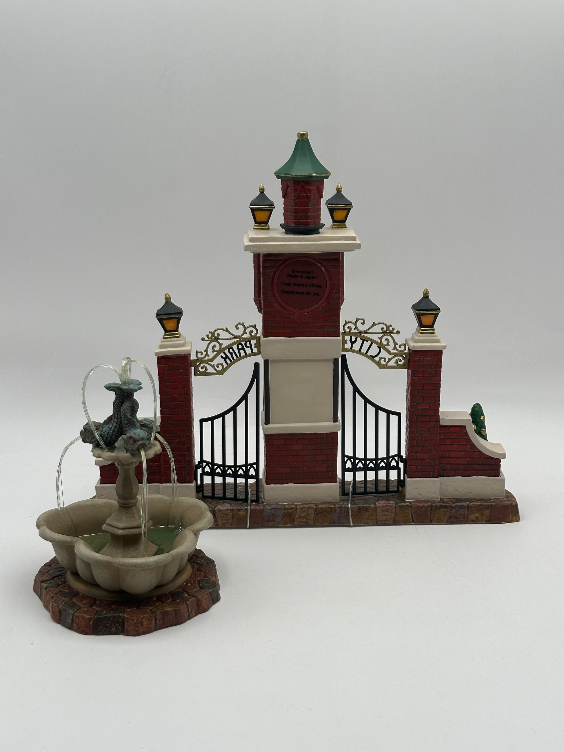 Dept 56 Christmas in the City - City Park Gateway – Vintage Villages