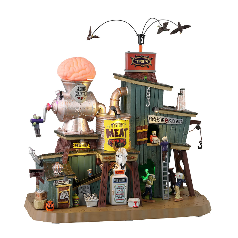 Lemax Spooky Town - Mystery Meat Canning Co. – Vintage Villages