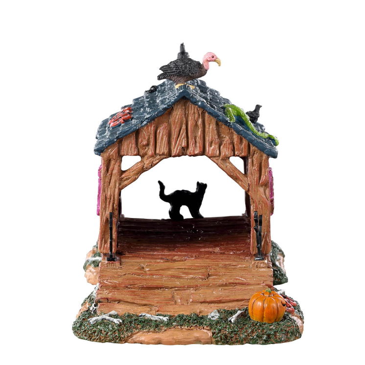 Lemax Spooky Town - Creepy Covered Bridge – Vintage Villages