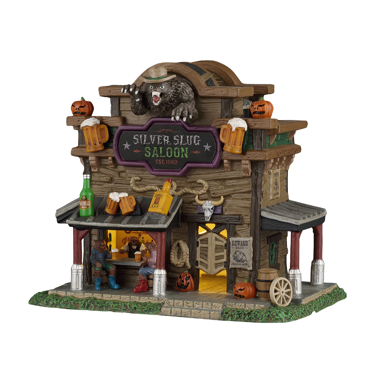 Lemax Spooky Town - Silver Slug Saloon – Vintage Villages