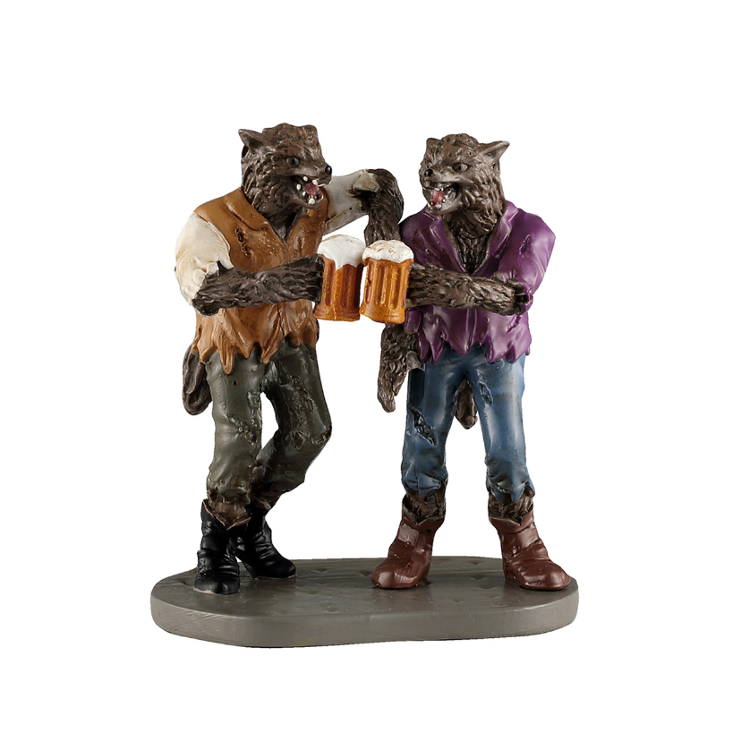 Lemax Spooky Town - Wolf Pack Cheers – Vintage Villages